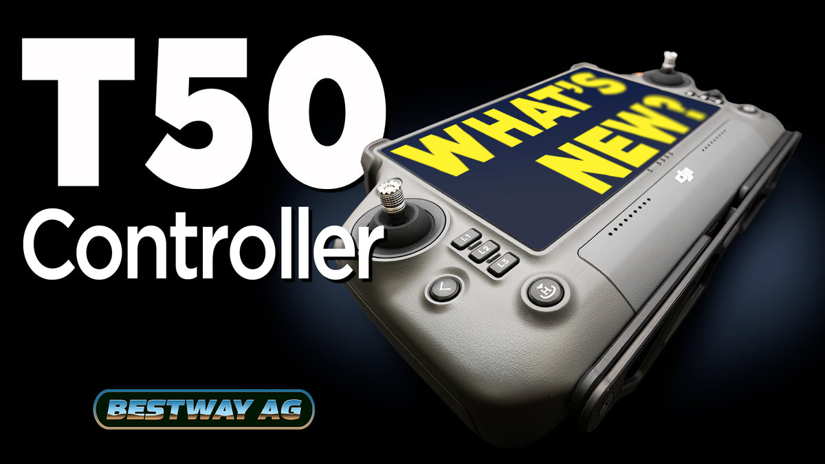 DJI Agras T50 controller: What's new? What's changed? – bestwaydrones