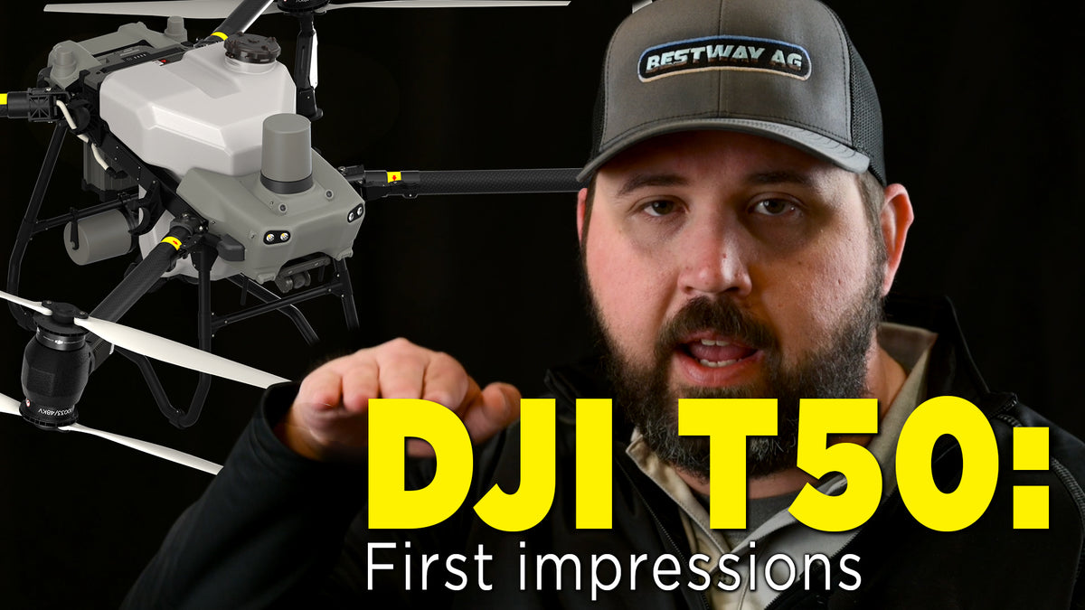 DJI T50 - First Impressions with Sam Thier – bestwaydrones