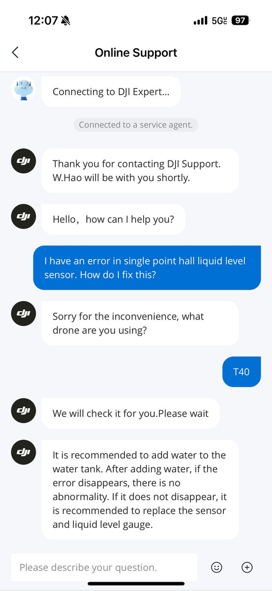 Online chat support available in DJI Smart Farm App – bestwaydrones